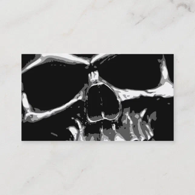 Skull Business Card | Zazzle