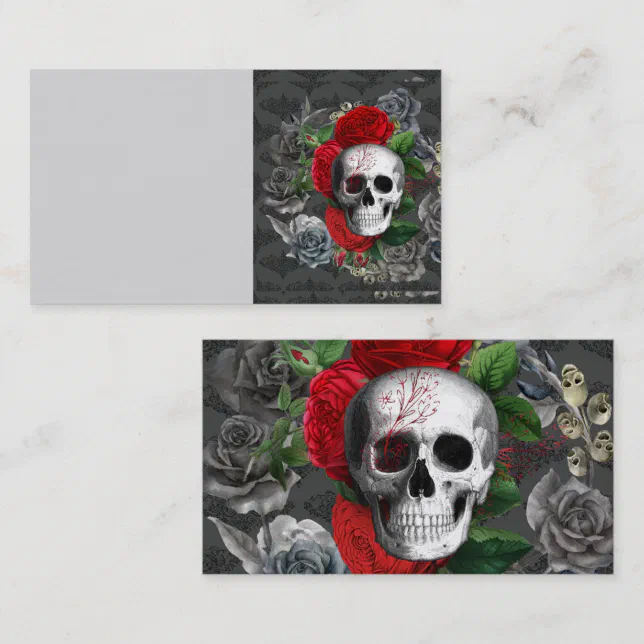 Skull Business Card | Zazzle
