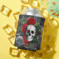 Skull Can Cooler | Zazzle