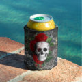 Skull Can Cooler | Zazzle