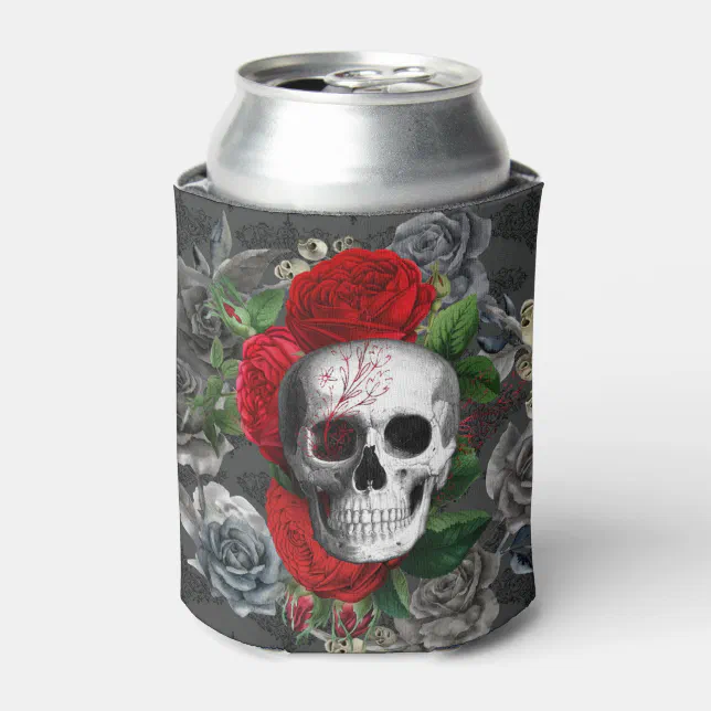 Skull Can Cooler | Zazzle
