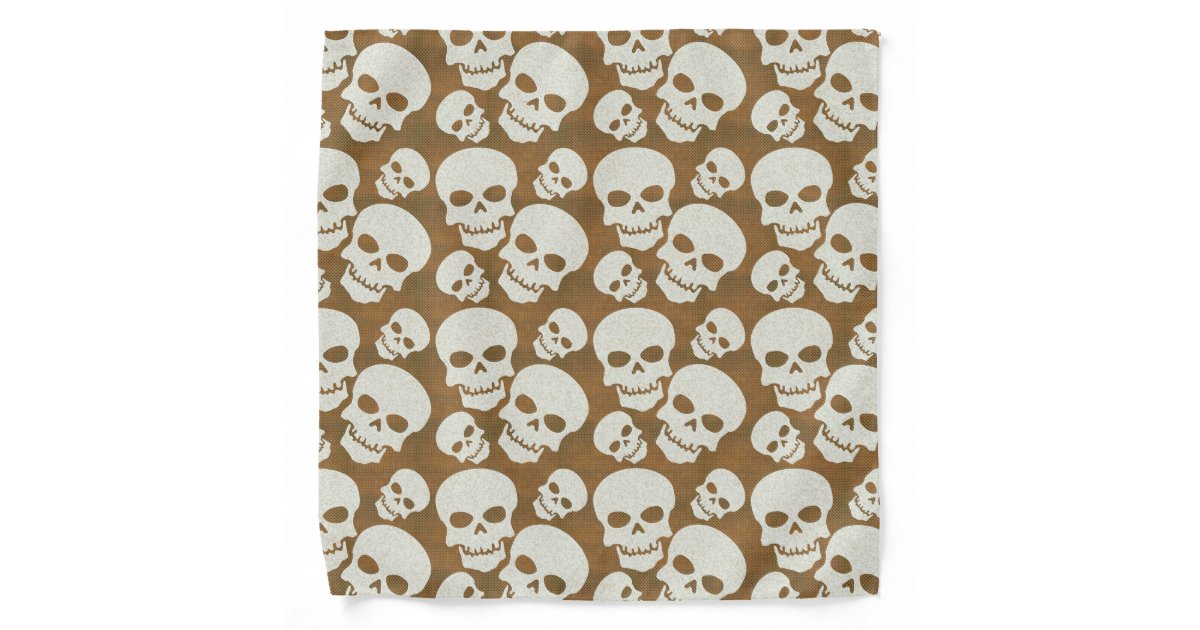 Skull Graphic Pattern Design Bandana | Zazzle
