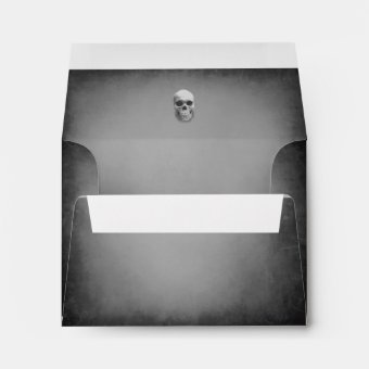 Skull Halloween Envelope | Zazzle