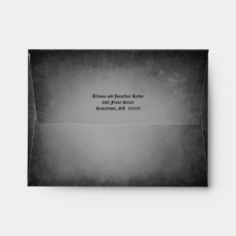 Skull Halloween Envelope | Zazzle