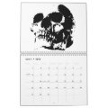 Skull Heavy Metal Punk Rock Fantasy Art Calendar | Zazzle