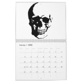 Skull Heavy Metal Punk Rock Fantasy Art Calendar | Zazzle