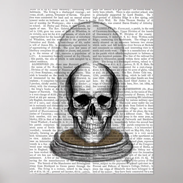 Skull In Bell Jar Poster | Zazzle