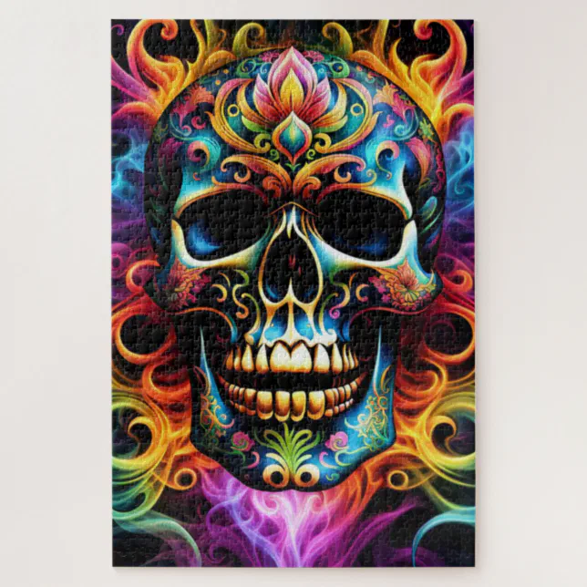 Skull Jigsaw Puzzle | Zazzle