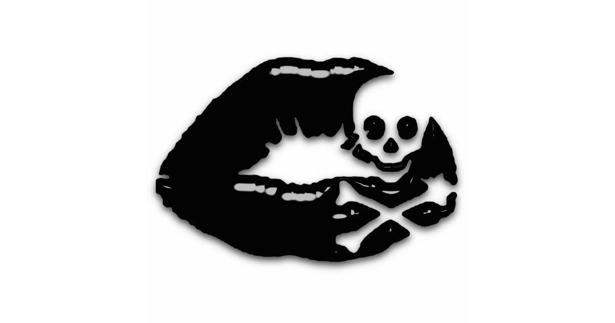 Skull Lips Photo Sculpture | Zazzle