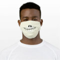 Skull Mouth Funny Smile Skeleton Laughing Teeth Adult Cloth Face Mask ...