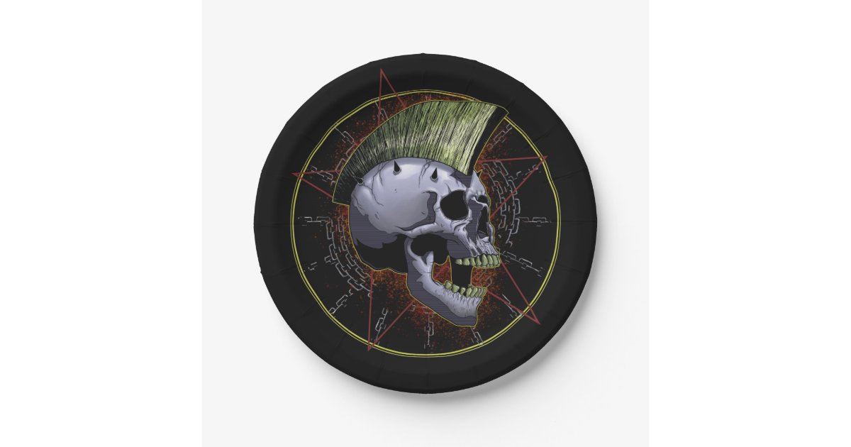 Skull Paper Plates | Zazzle