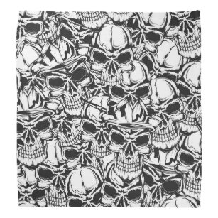 Skull Pattern Bandanas & Handkerchiefs | Zazzle
