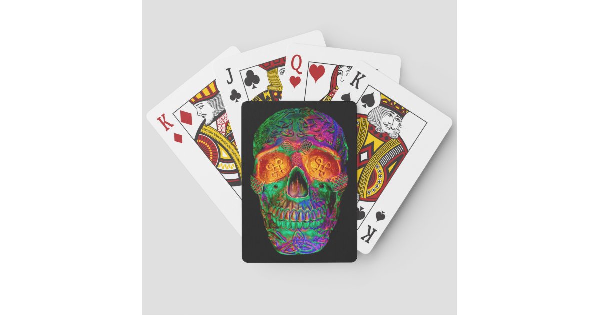 Skull Playing Cards | Zazzle