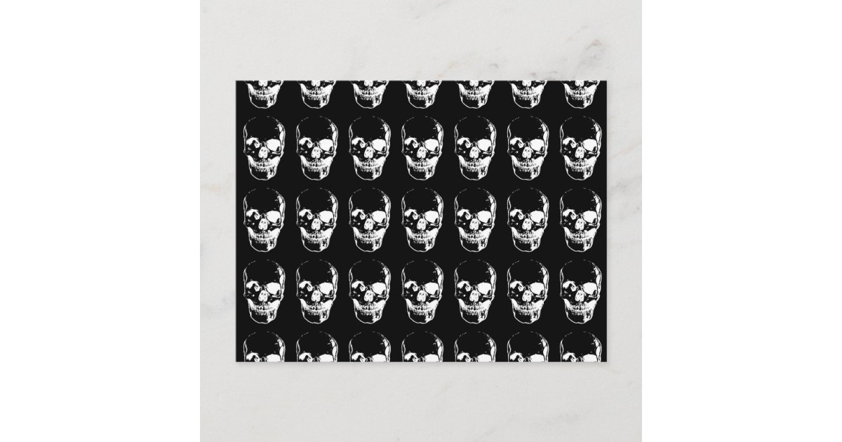 Skull Postcard | Zazzle