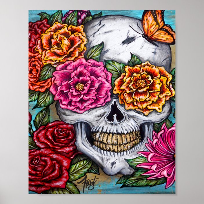 Skull Poster | Zazzle.com