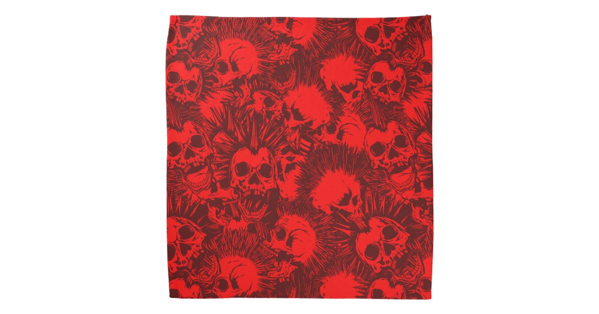 skull punk bandana | Zazzle.com