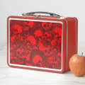 skull punk metal lunch box | Zazzle