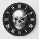 Skull Time Large Clock | Zazzle