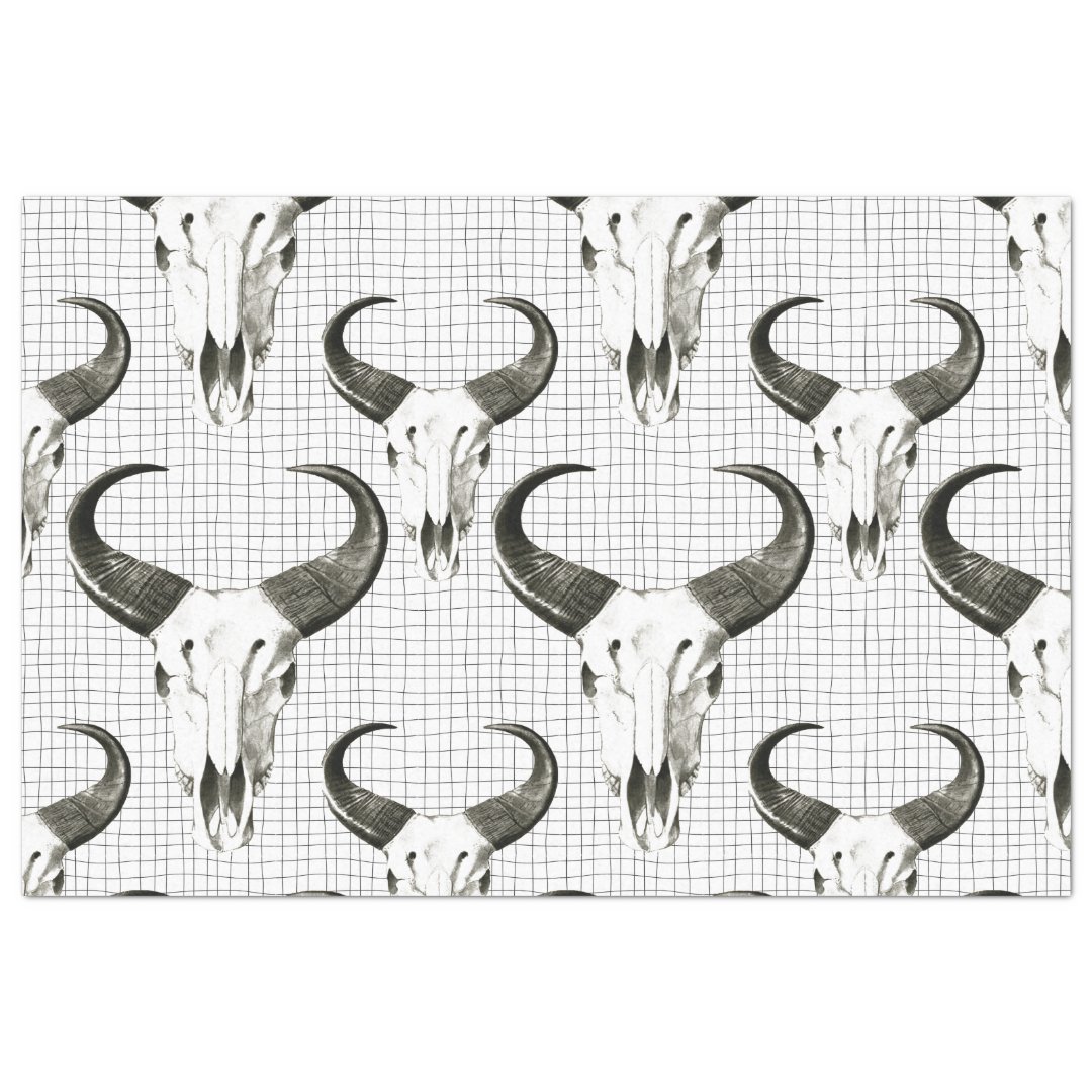 Skull Tissue for Decoupage Tissue Paper | Zazzle