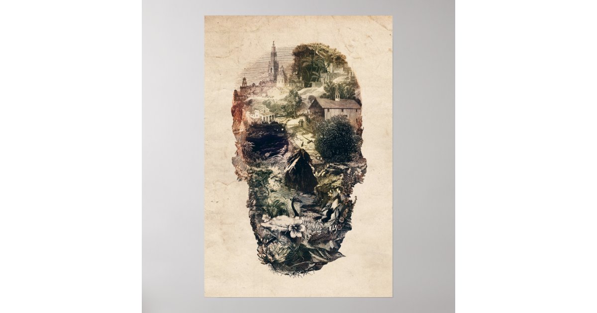 Skull Town Poster | Zazzle