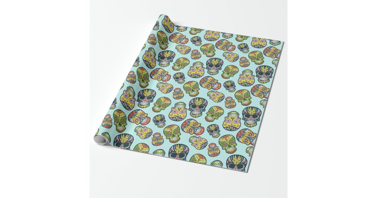 Skull Wrapping Paper | Zazzle