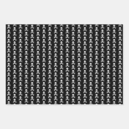 Skull Wrapping Paper Set | Zazzle