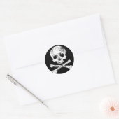 skulls classic round sticker | Zazzle