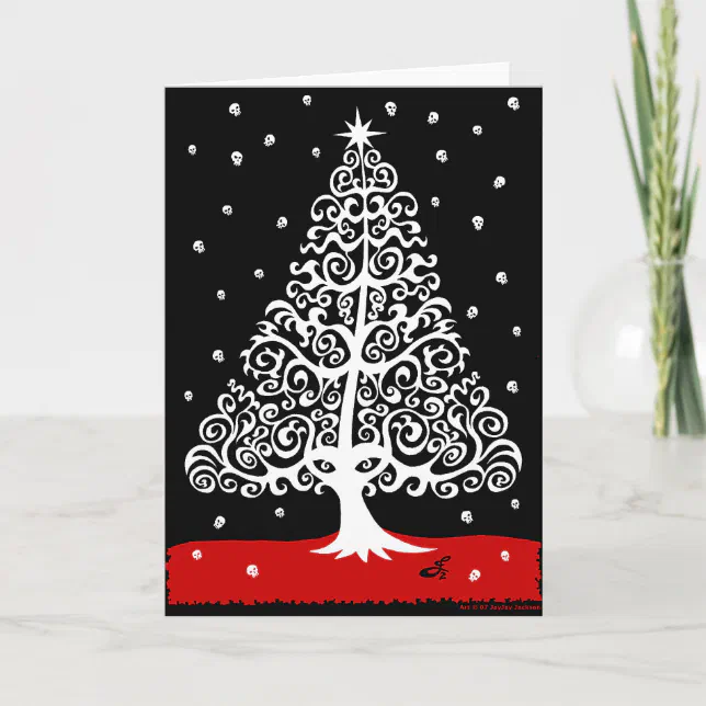 Skulls for Christmas Holiday Card | Zazzle