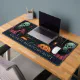 Skulls Pumpkins Black Gothic Desk Mat | Zazzle