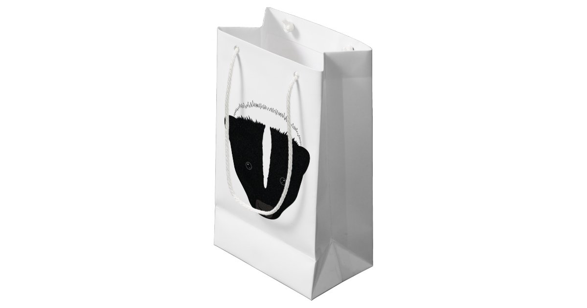 Skunk Face Small Gift Bag | Zazzle