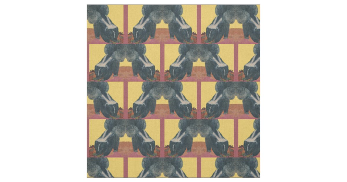 skunk print fabric | Zazzle