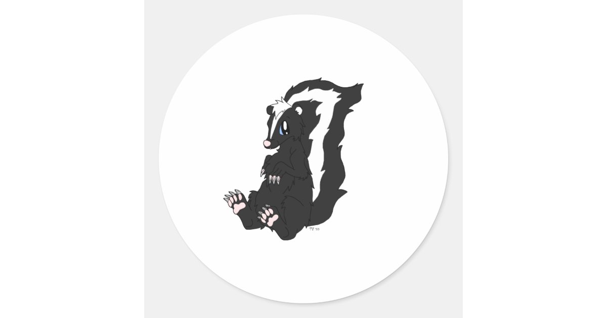Skunk Stickers | Zazzle