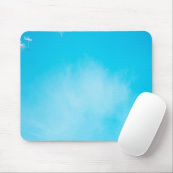 sky background - blue mouse pad | Zazzle