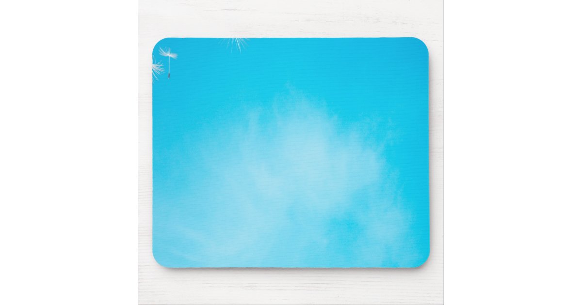 sky background - blue mouse pad | Zazzle