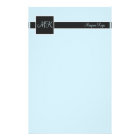 Classic Black Monogrammed Stationery | Zazzle.com