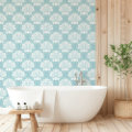 Sky Blue Seashell Wallpaper | Zazzle