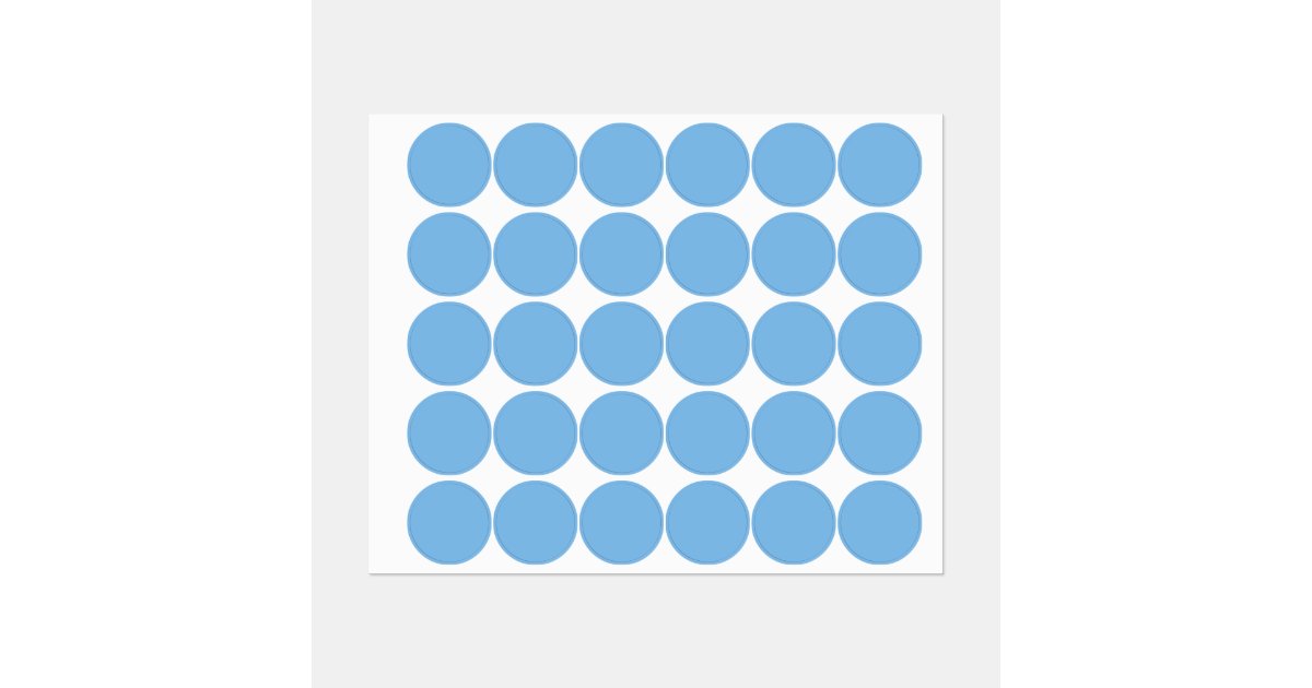 Sky Blue (solid color) Aero Labels | Zazzle
