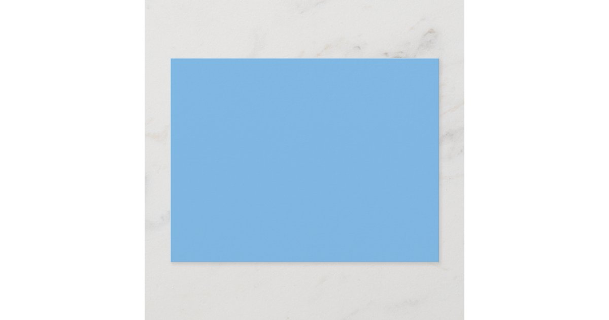 Sky Blue Template Postcard | Zazzle