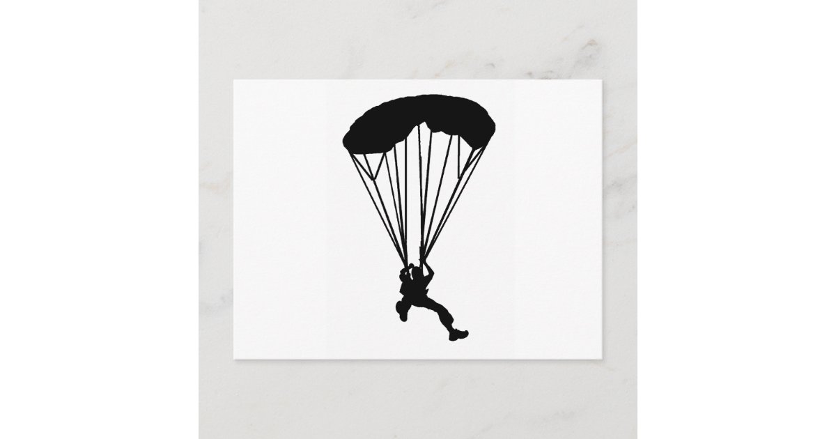 SKY DIVE NIGHT POSTCARD | Zazzle