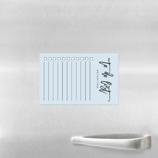 Sky | Hand Lettered Personalized To-Do List Magnetic Dry Erase Sheet ...