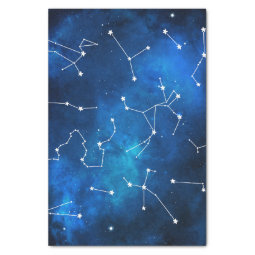 Sky Map Constellation Astronomy Lover Tissue Paper | Zazzle