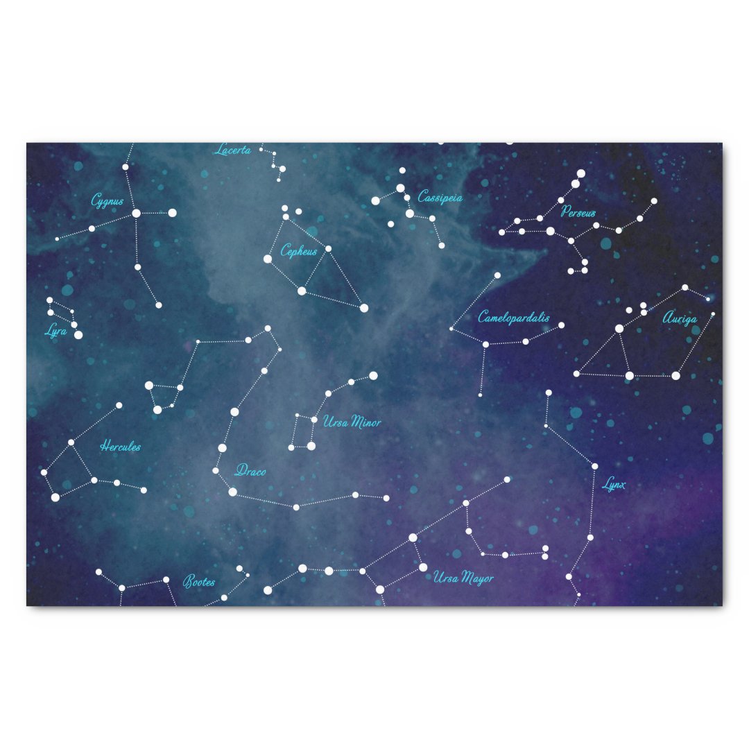 Sky Map Constellations Astronomy Tissue Paper | Zazzle
