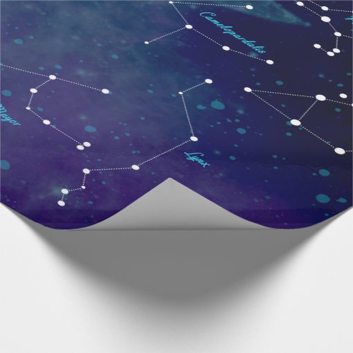 Sky Map Constellations Astronomy Wrapping Paper | Zazzle