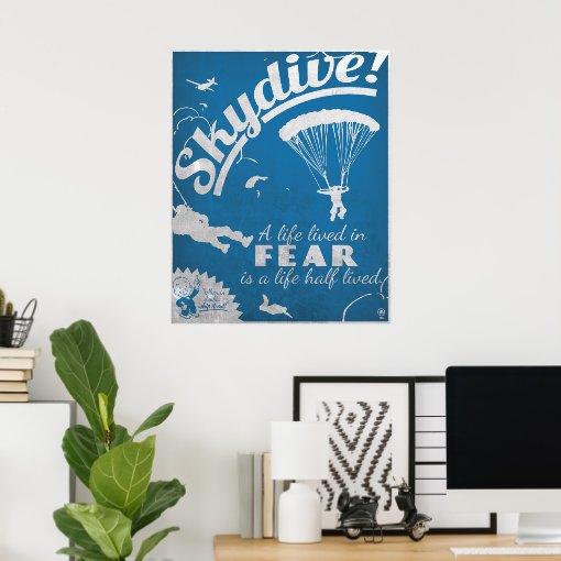 Skydive! Poster | Zazzle