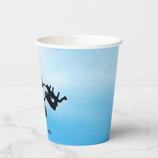 Skydiving Design Paper Cup | Zazzle