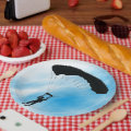 Skydiving Design Paper Party Plate | Zazzle