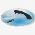Skydiving Design Paper Party Plate | Zazzle