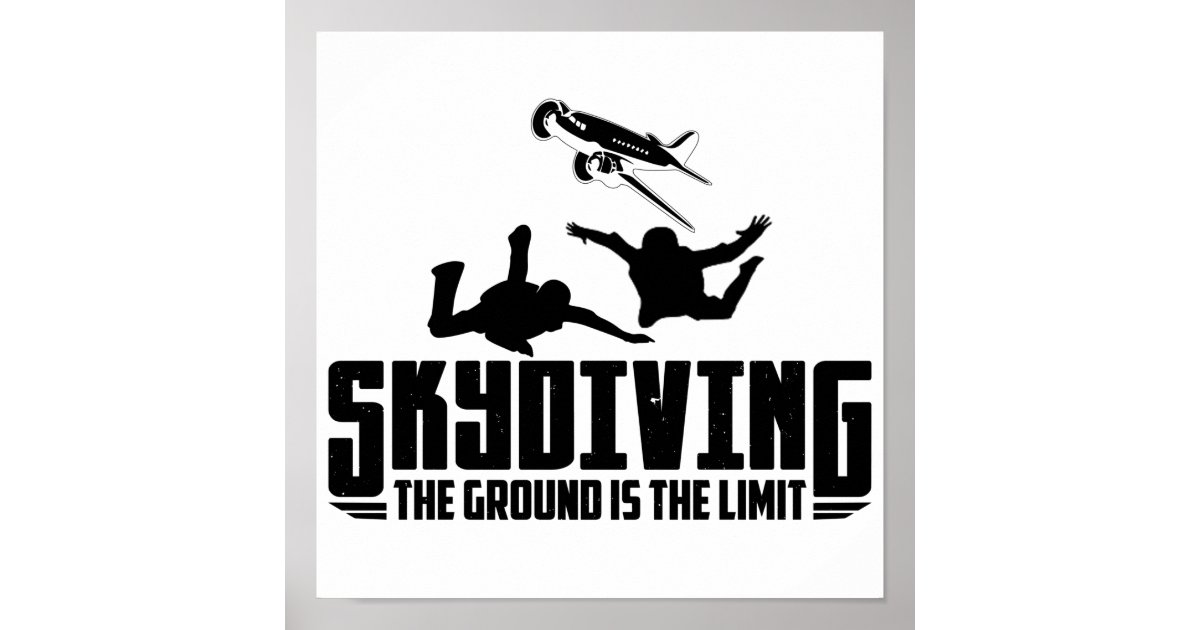 Skydiving | Skydiver Gifts Poster | Zazzle