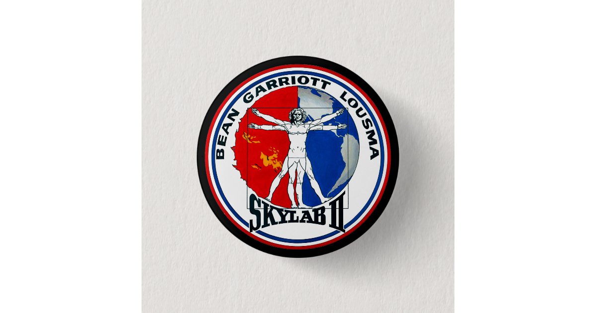 SKYLAB 2 MISSION PATCH BUTTON | Zazzle