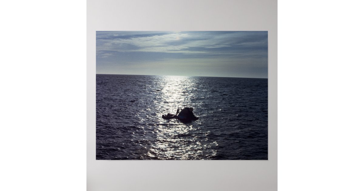 Skylab 4 Splashdown & Recovery Poster | Zazzle